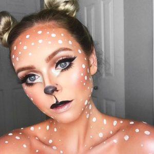 10 Super Easy Deer Halloween Makeup Ideas - EAL Care