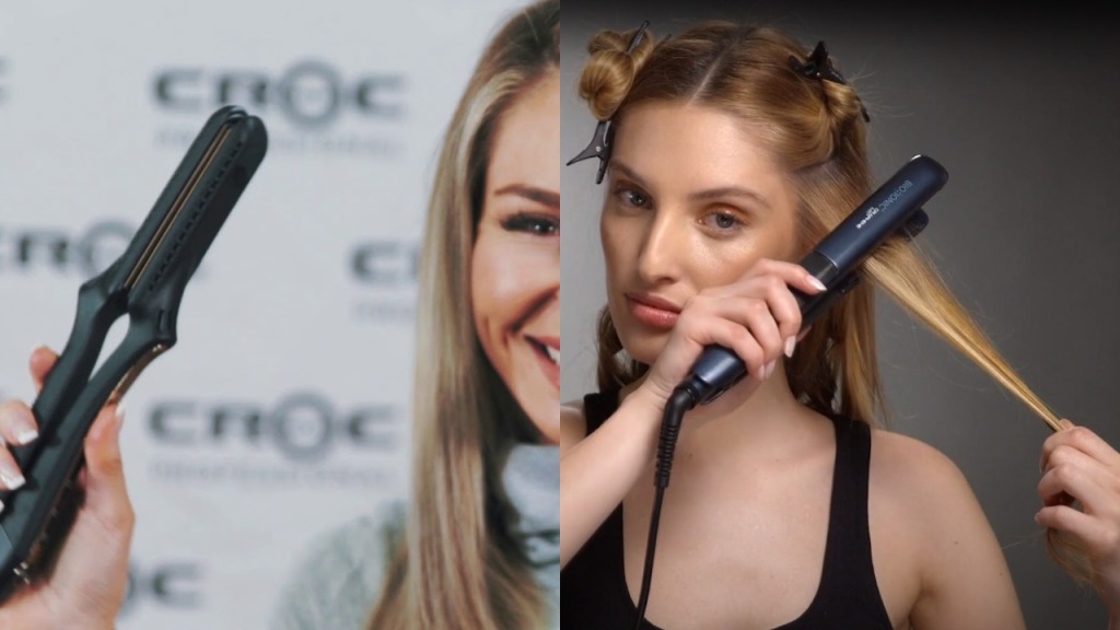 Croc Rose Gold Nano Titanium vs Bio Ionic Gold Pro Flat Iron - EAL Care