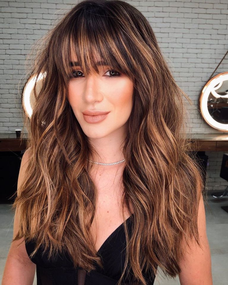 15 Attractive Hairstyles with Bangs for Long Faces - EAL Care